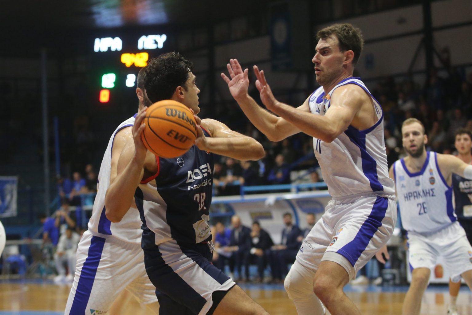 Ηρακλης - Δόξα Λευκάδας 86-75: Νίκη για τον «Γηραιό» στο ντεμπούτο του ...