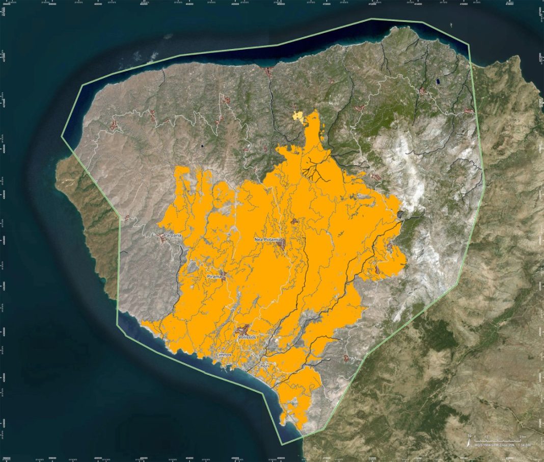 Σχεδόν 70.000 στρέμματα έγιναν στάχτη στη Χίο – Σοκ και δέος από τις ...